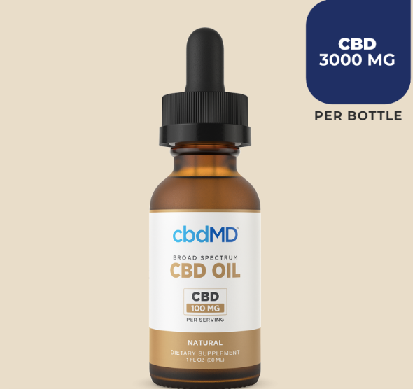 cbdMD Broad Spectrum Tincture 3000mg