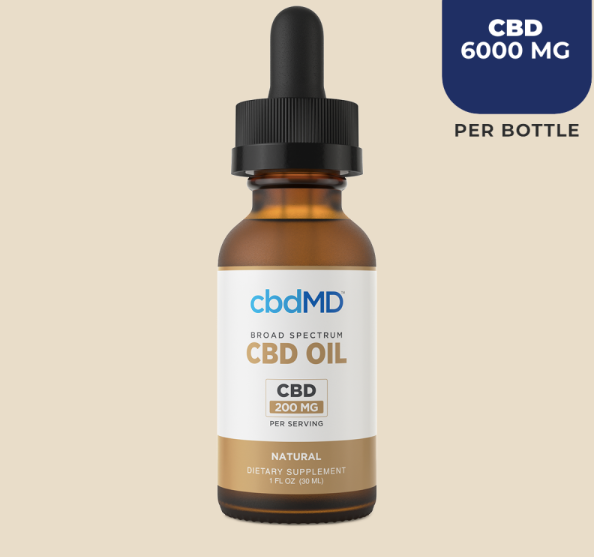 cbdMD Broad Spectrum Tincture 6000mg